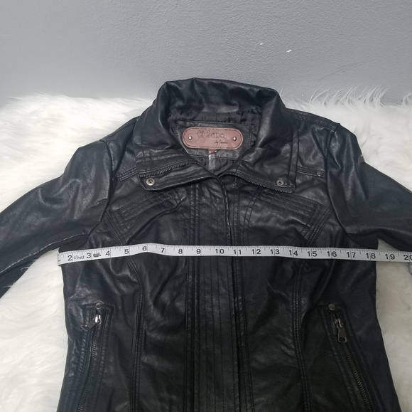 Ci Sono | Jackets & Coats | Ci Sono By Cavalini Black Faux Leather Jac ...